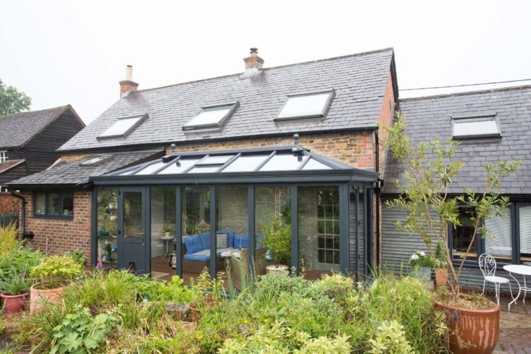 Grey Orangery and Conservatory Extensions | Room Outside