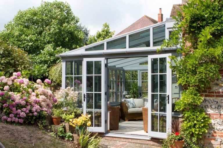 Grey Orangery and Conservatory Extensions | Room Outside