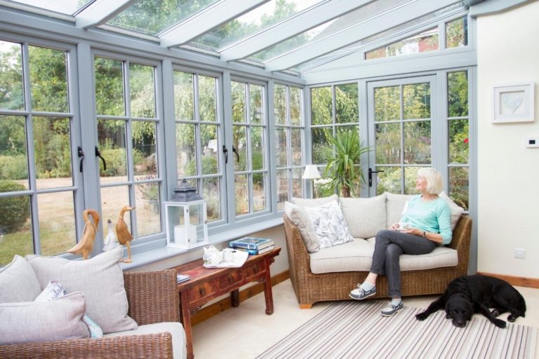 Grey Orangery and Conservatory Extensions | Room Outside