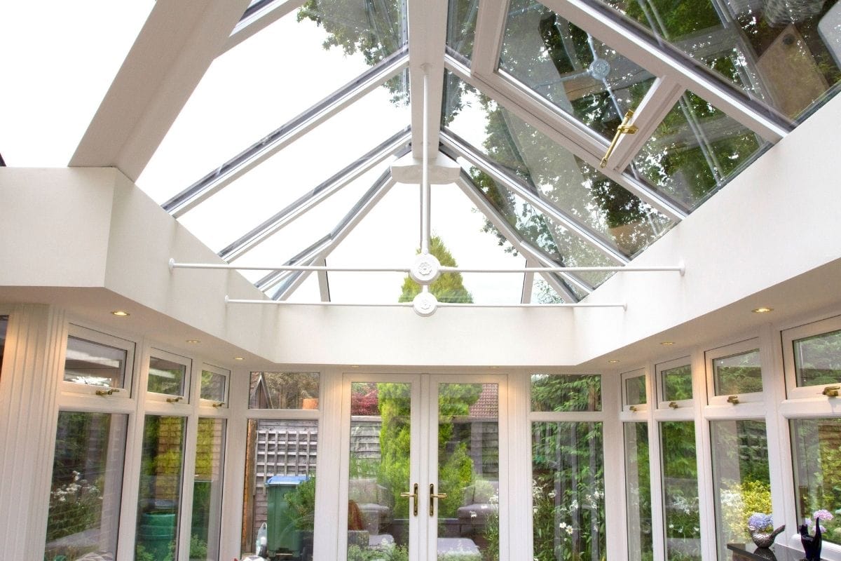 Large L-shaped uPVC orangery extension: Client Study - Room Outside ...